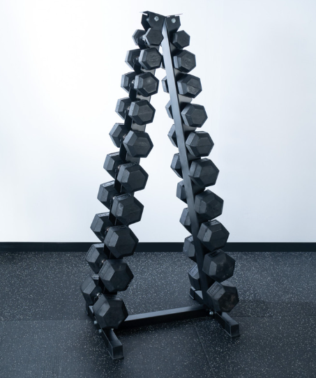 HEX DUMBBELL SET 1KG - 10KG + STORAGE RACK – Rock Solid Fitness Equipment
