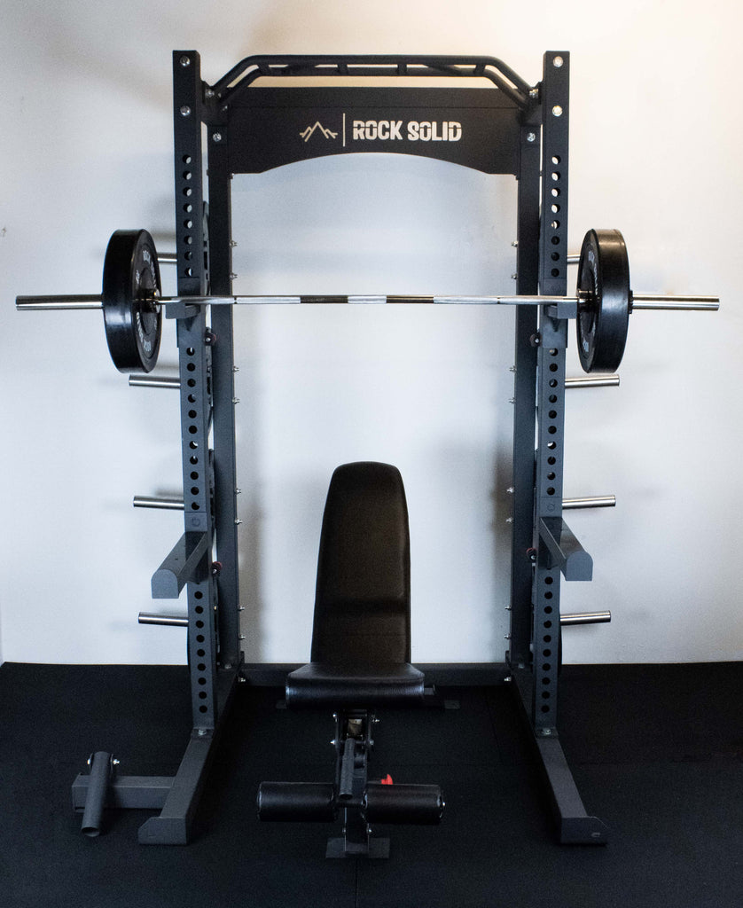 ROCK SOLID COMMERCIAL 'UNIT' HALF RACK – Rock Solid Fitness Equipment